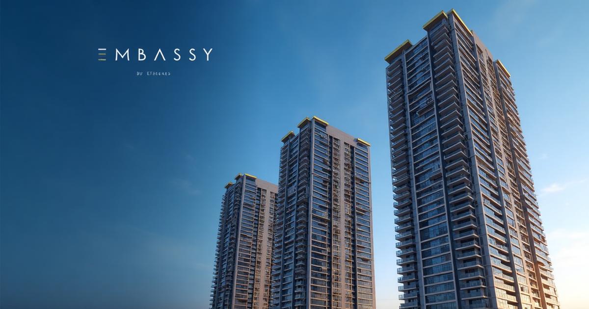Embassy Sky Terraces Hebbal | Pre-Launch Ultra-Luxury 3 & 4 BHK | North ...